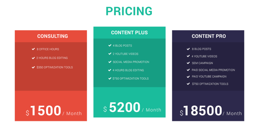 Pricing | The Pixel Press